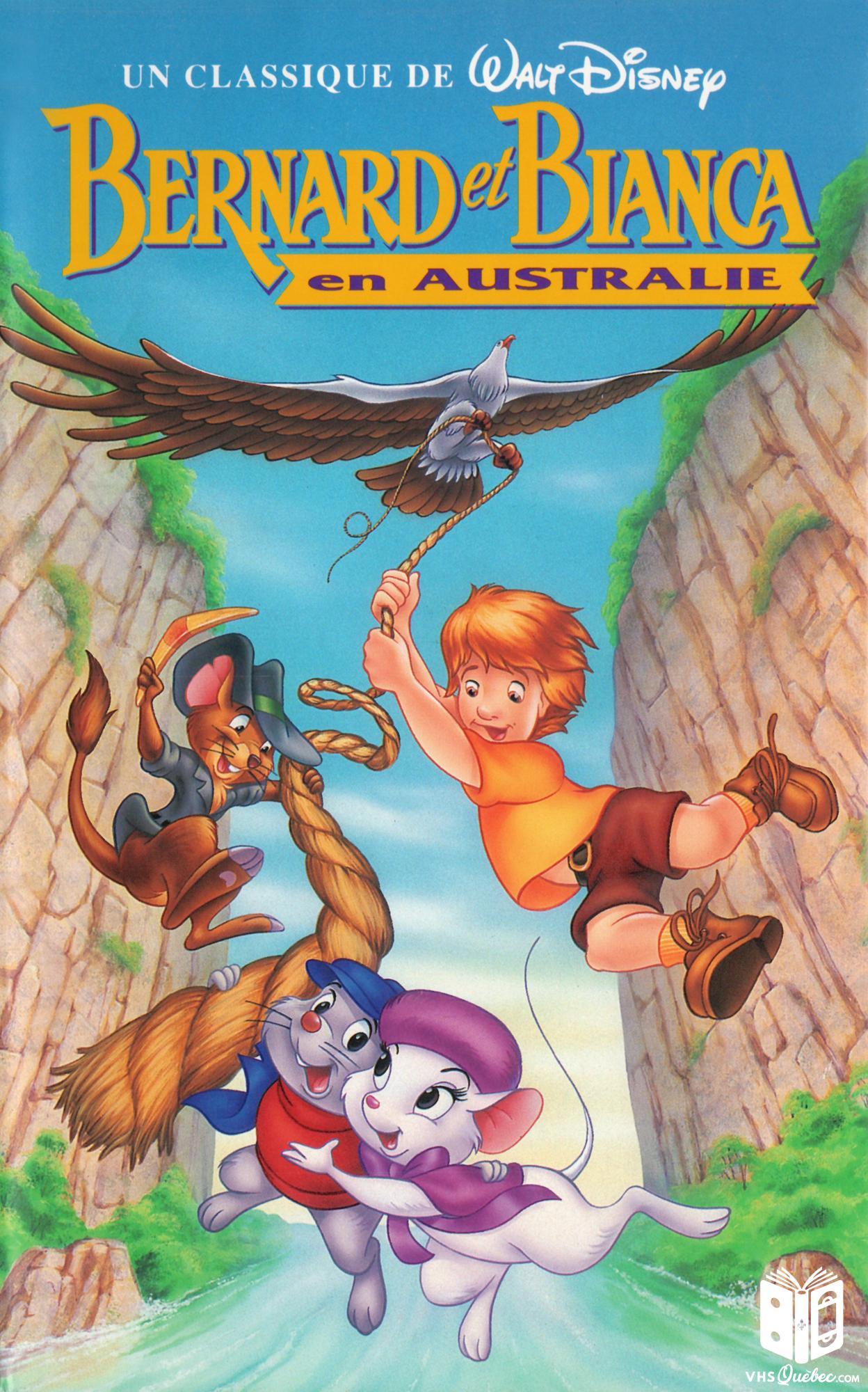 VHS Québec | Bernard et Bianca en Australie (1990) Les Classiques