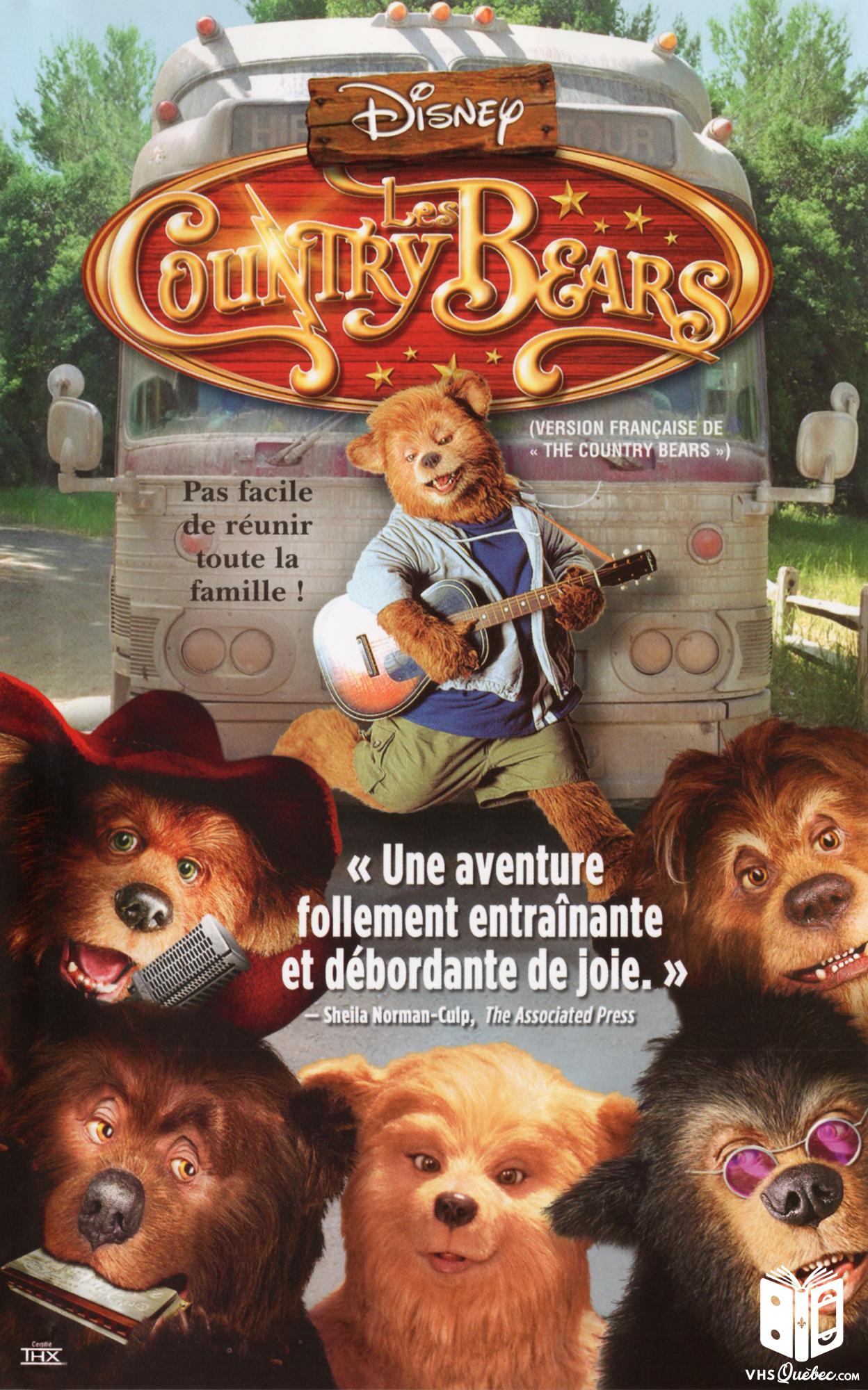 VHS Québec | Les Country Bears (2002)